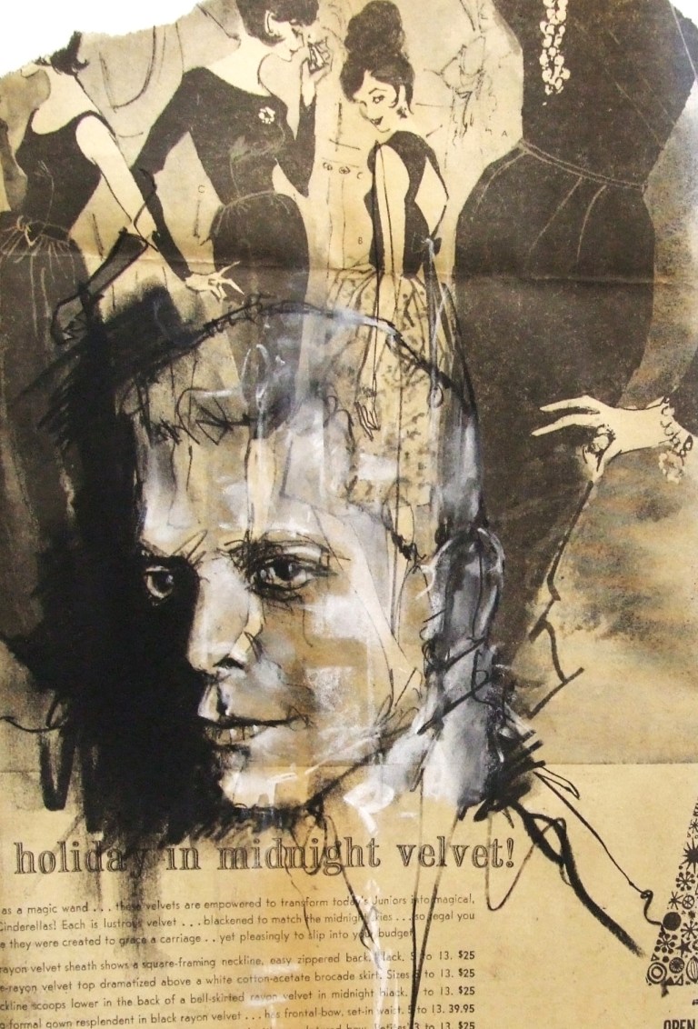 DRAWING ON NEWSPAPER – guydenning.org
